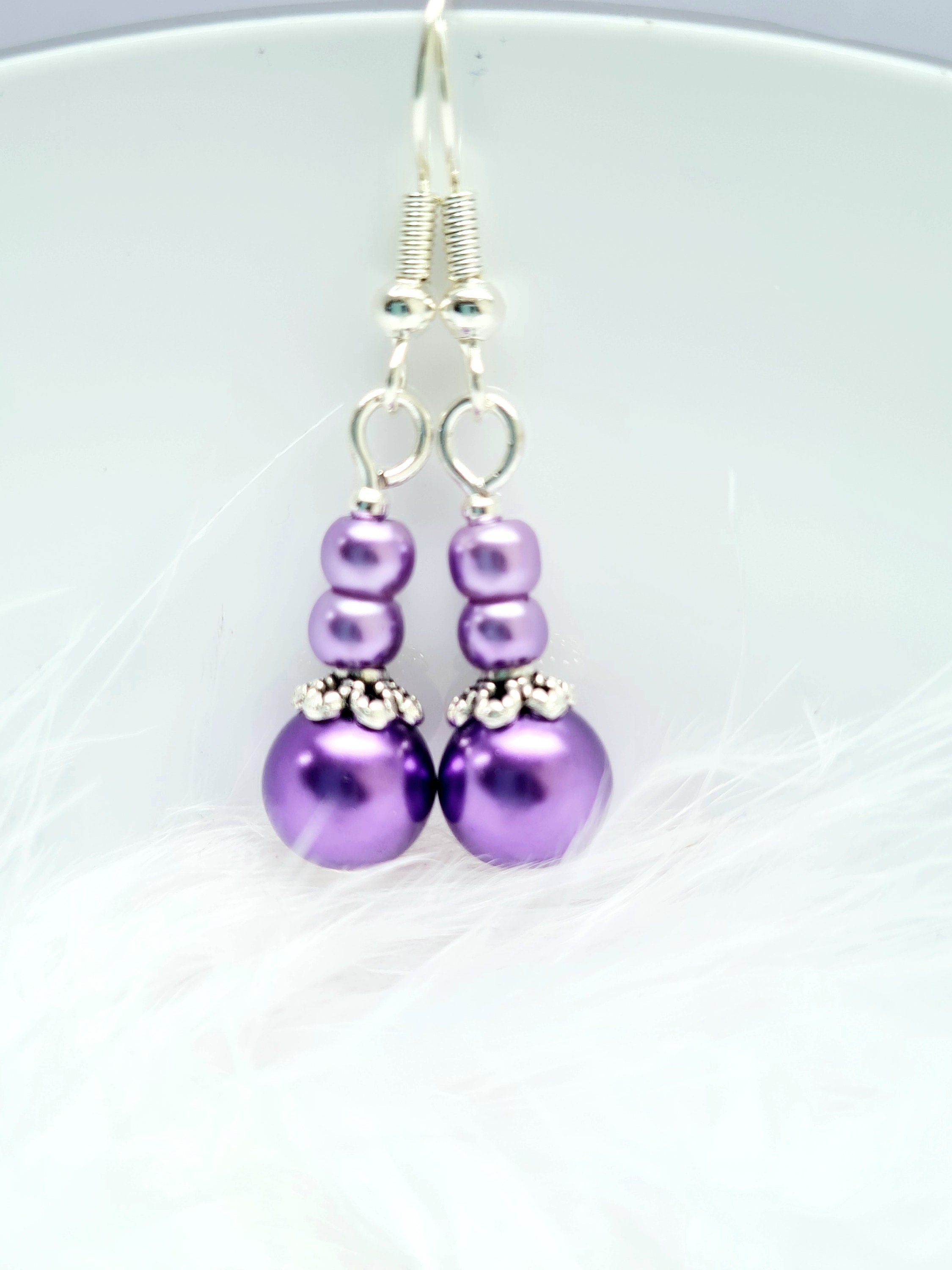 Prom Wedding Earrings, Dangle Earrings, Gift for Birthday, Anniversary ...