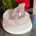 Rose Quartz love Snake tea-light / Crystal / Jewelry | Etsy