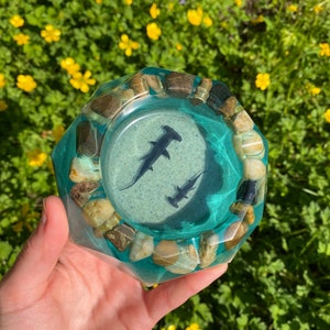 Shark Week Ash Tray / Jewelry Holder - Etsy