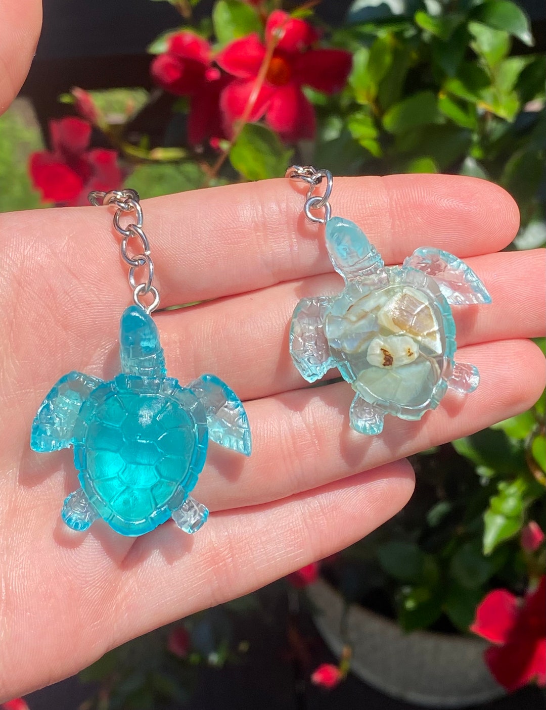 Sea Turtle * Keychain * - Etsy