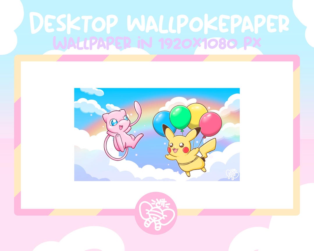 Desktop Wallpaper Poké | Windows/mac | Wallpaper | Desktop | Skin - Etsy