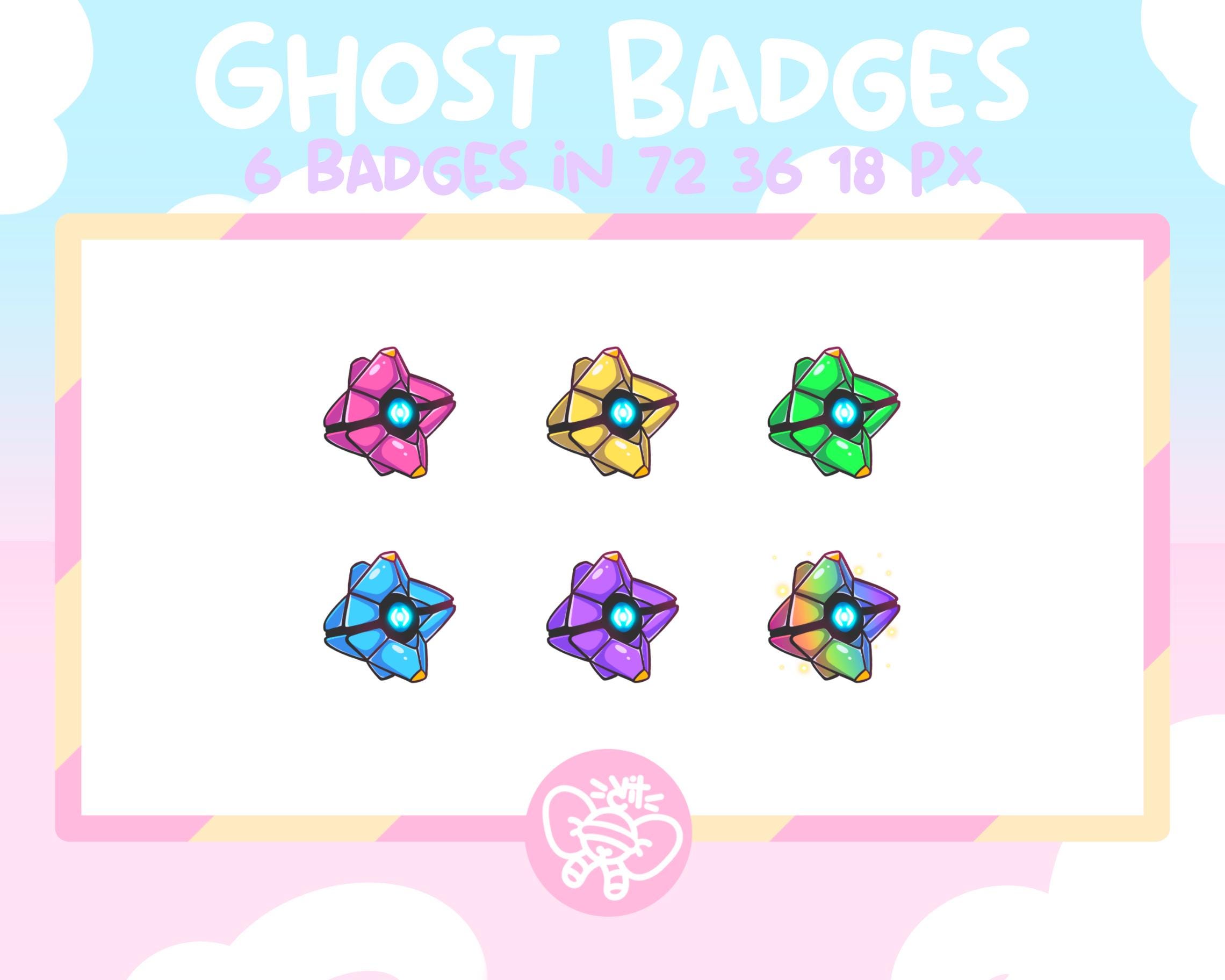 Destiny2 Ghost Sub Badges for Twitch/youtube/discord | Bit Badges ...