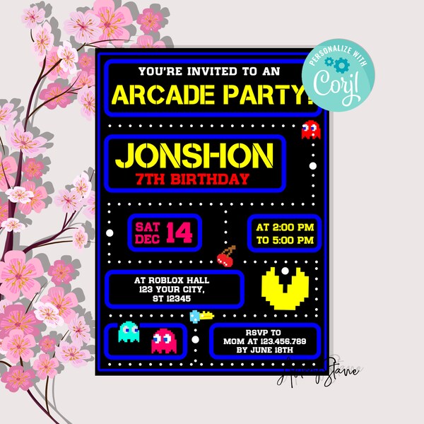 Arcade Party - Etsy