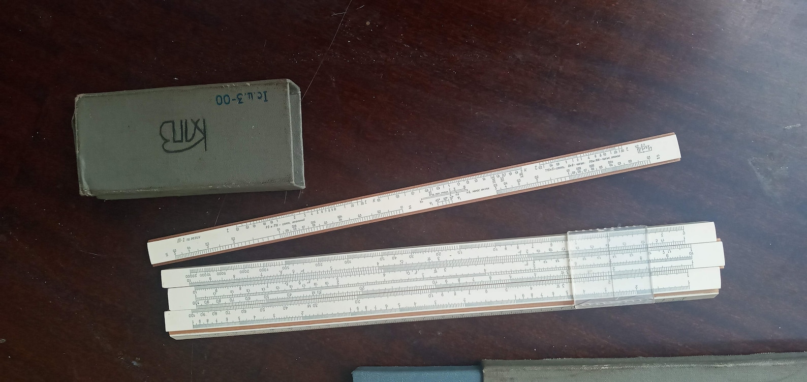 Slide Rule. Vintage Trigonometric Ruler Drawing Tool School - Etsy