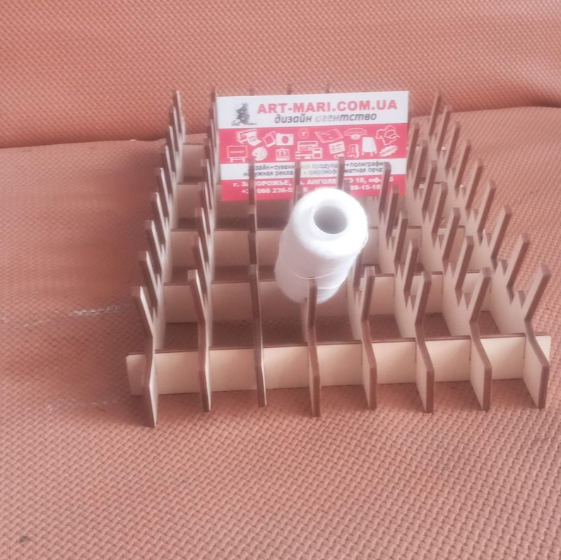 Bobbin Rack Sewing Thread Organizer. Sewing Organizer Wood | Etsy