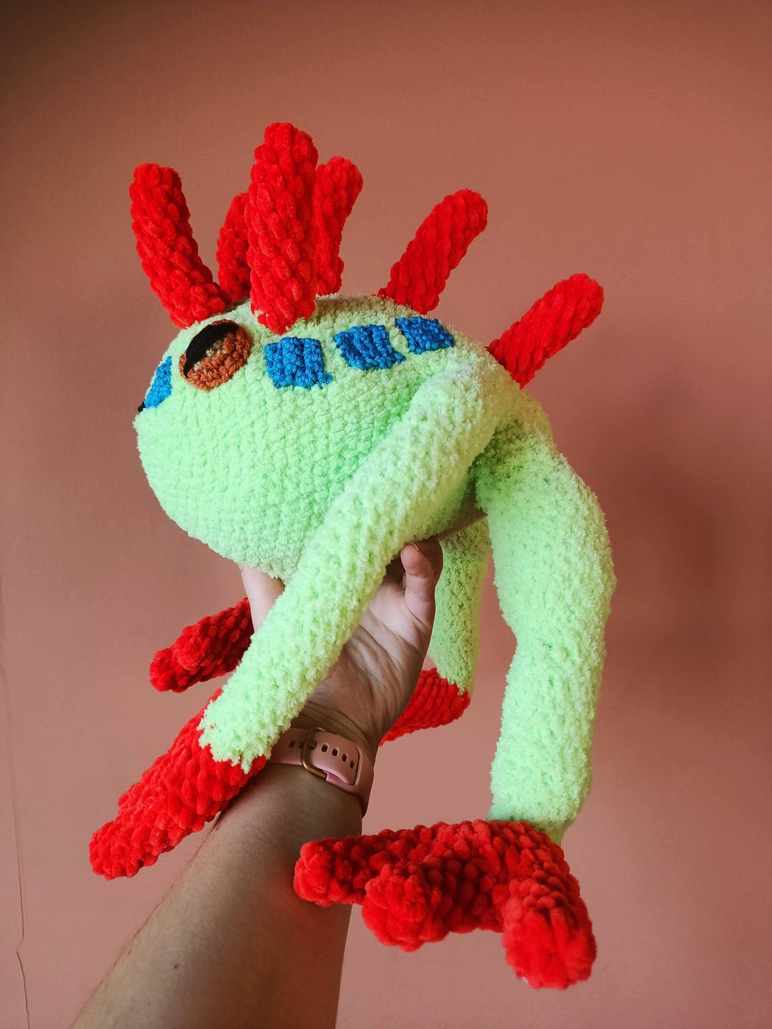 Large Murloc Plushie Toy, Table Ornament, Hearthstone Table Accessory ...