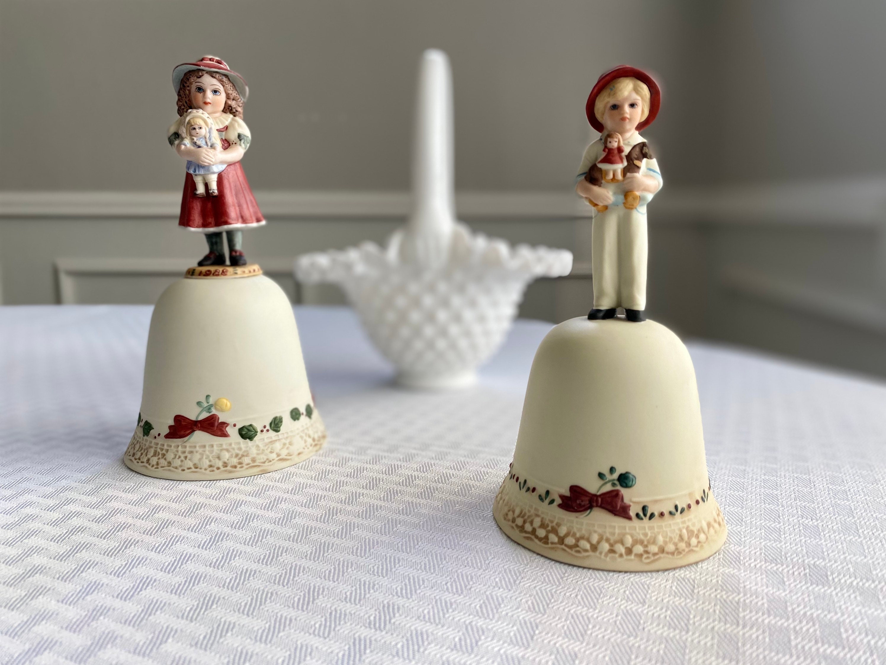 Vintage Jan Hagara Jody Bell, Vintage Boy Figurine Hand Bell, Retro ...