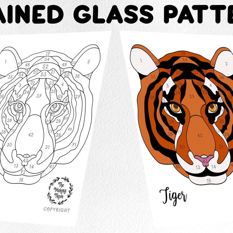 Tiger Pattern - Etsy