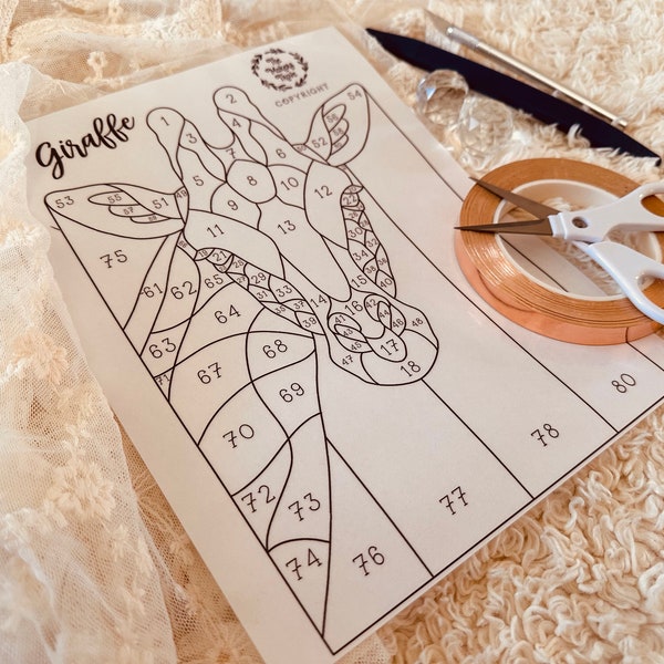 Stained Glass Giraffe - Etsy