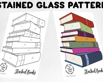 Stained Glass Book - Etsy