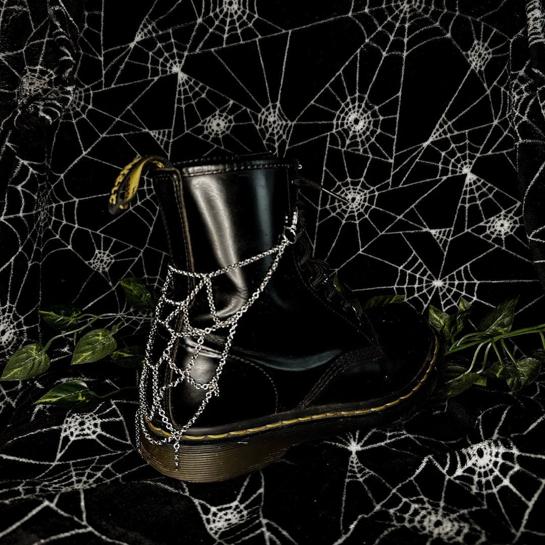 Spiderweb Boot Shoe Charm Accessory - Etsy