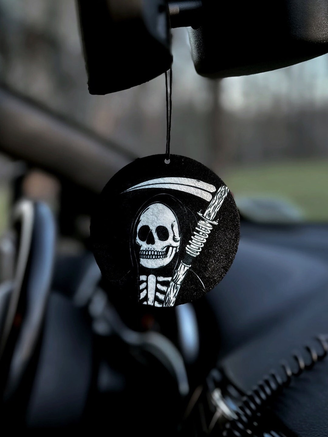Grim Reaper Coilover Scythe Car Air Freshener Goth Gift Idea Car ...