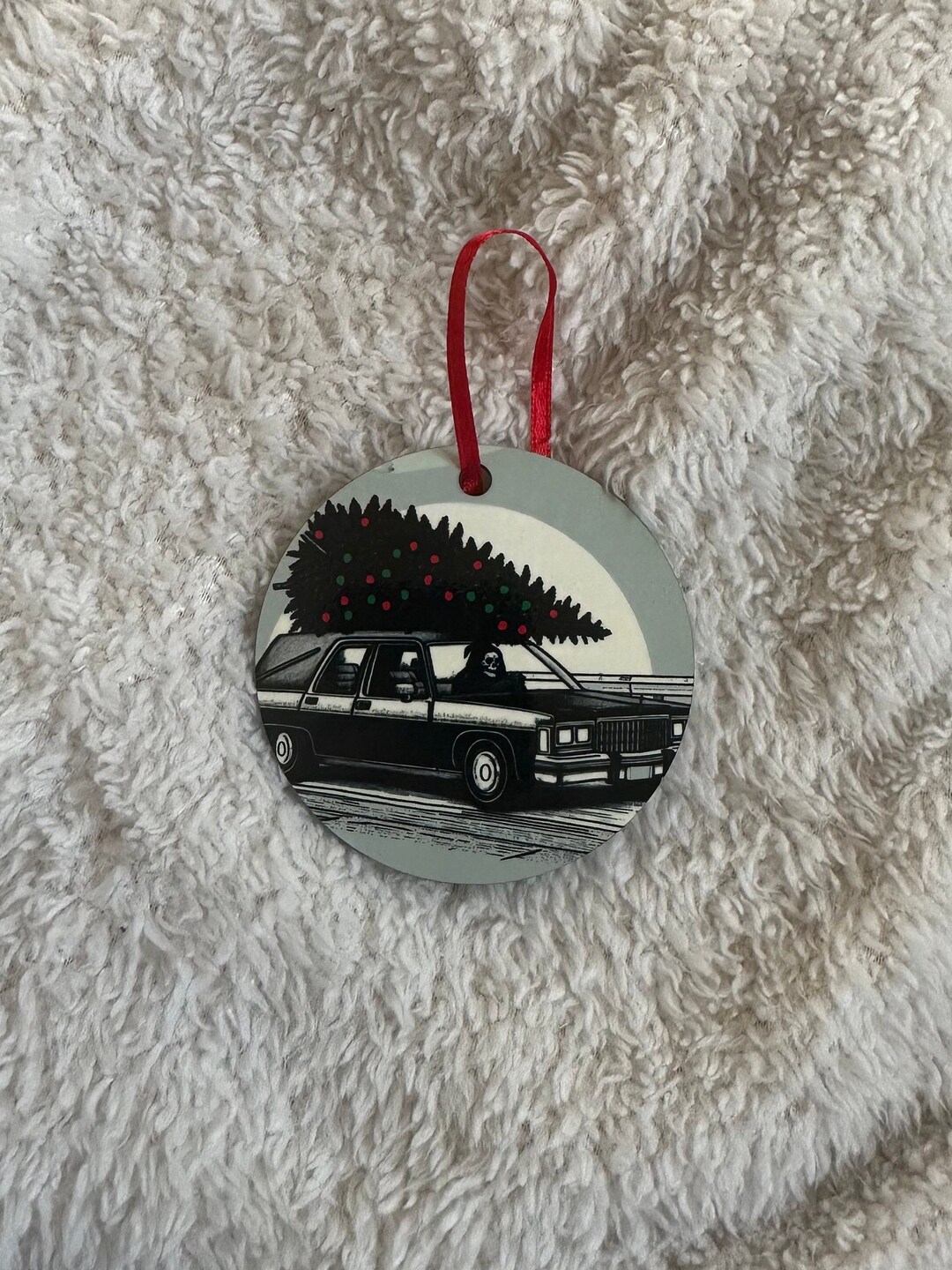 Reaper Hearse Horror Christmas Tree Ornament Gift - Etsy