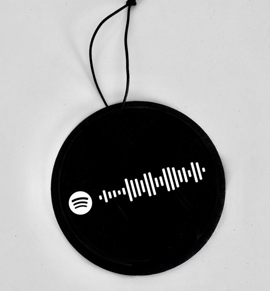 Custom Spotify Barcode Air Freshener for Anniversary Gift - Etsy