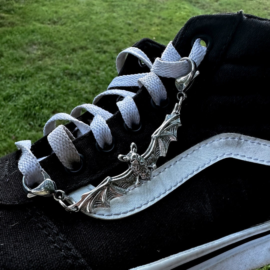 Bat Shoe Lace Charm Halloween Goth Punk - Etsy