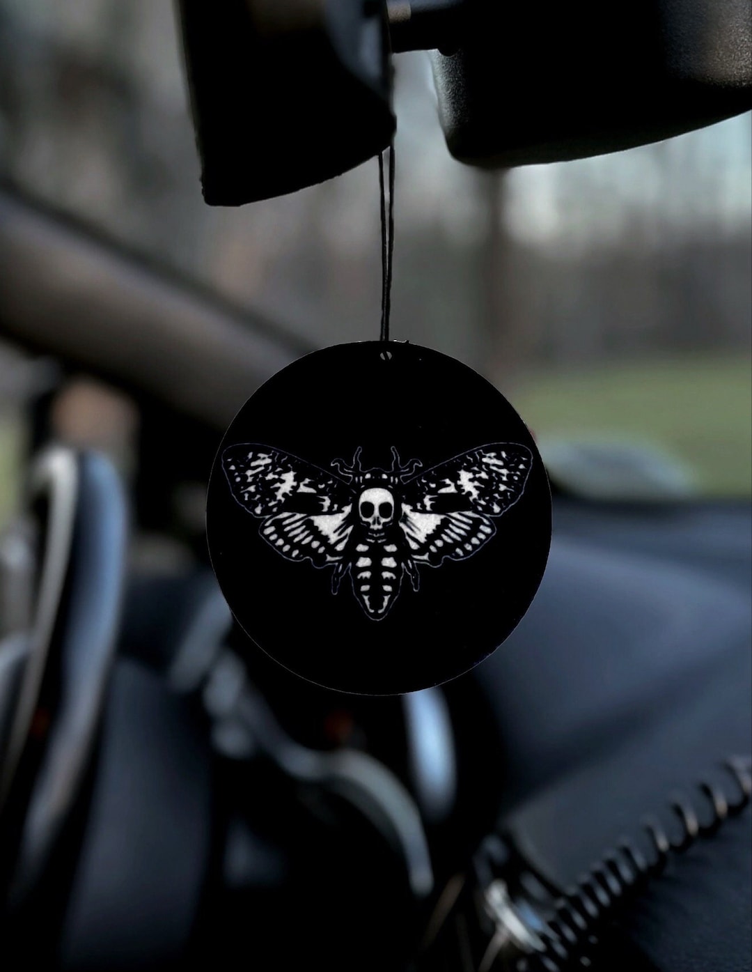 Death Moth Car Air Freshener Goth Gift Idea Car Accessories Halloween ...