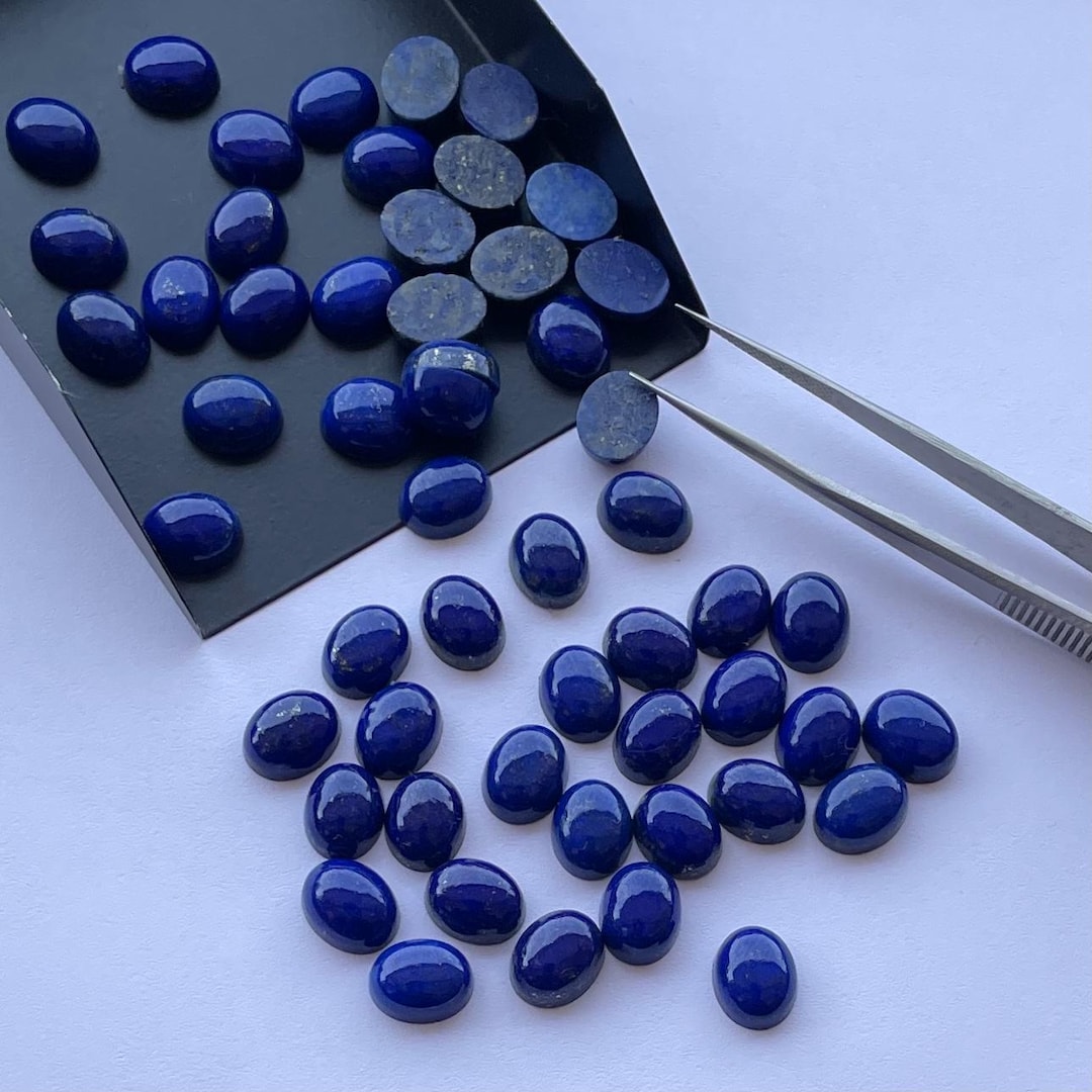 Oval Cabochon, Flatback, Tiny High Quality Polished for Jewelry, Semi ...
