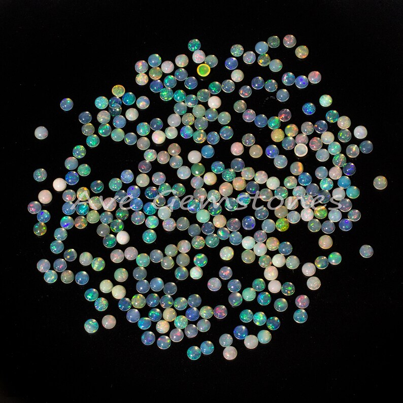 Round Cabochon Flatback Tiny High Quality Polished for - Etsy