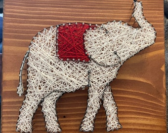 Baby Elephant String Art - Etsy