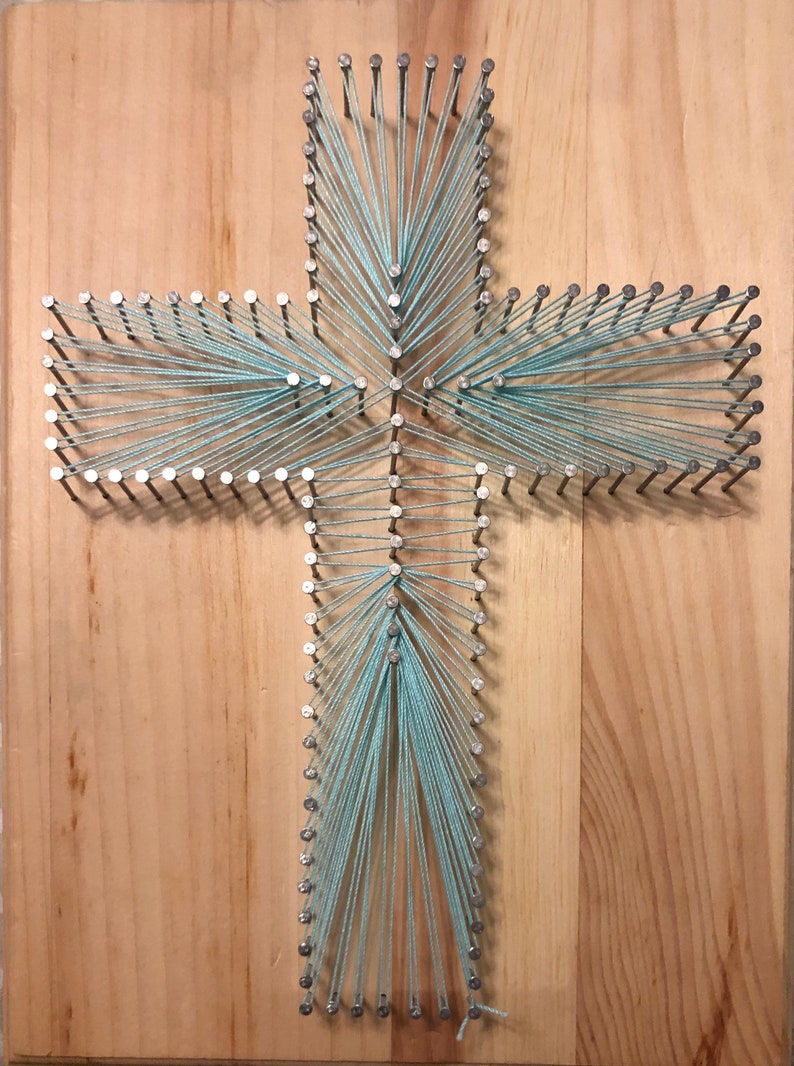 Cross String Art - Etsy