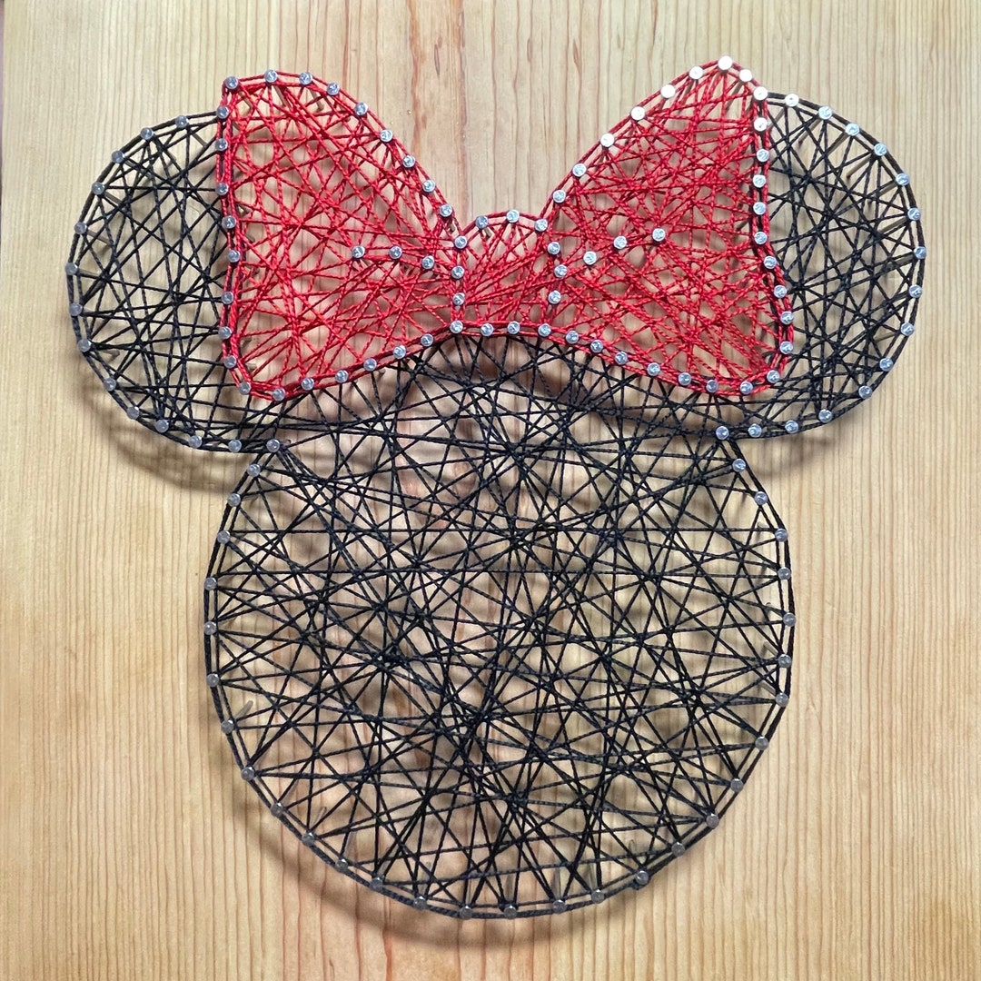 Minnie Mouse String Art - Etsy
