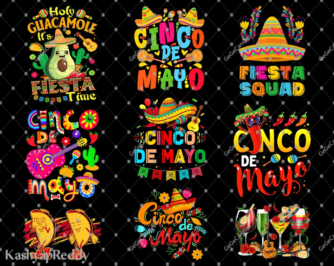 Cinco De Mayo PNG Bundle, Cinco De Mayo Teacher Png, Mexico Png, Fiesta ...
