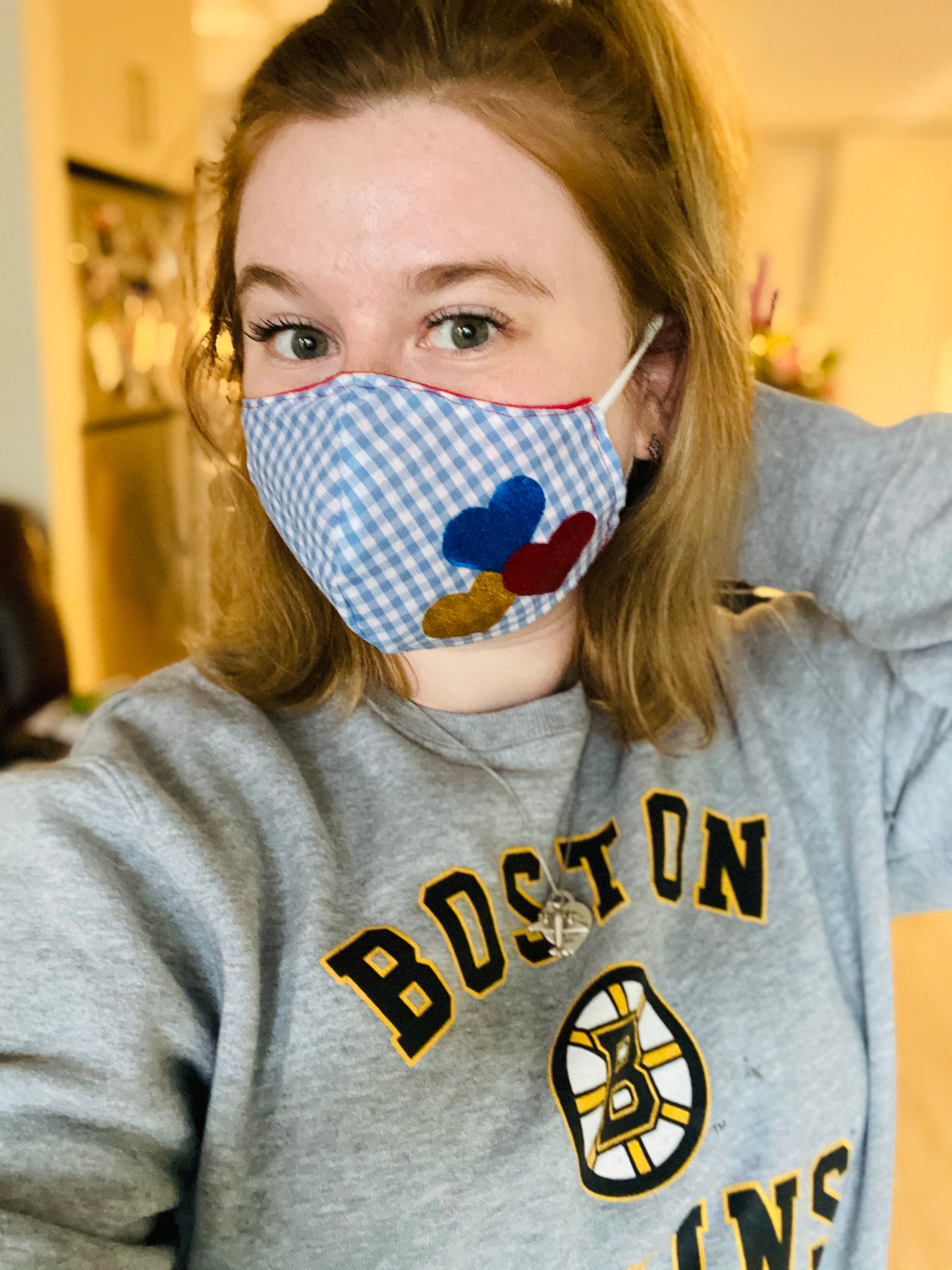 Southwest Airlines SWA Blue Gingham Face Mask Face Covering - Etsy