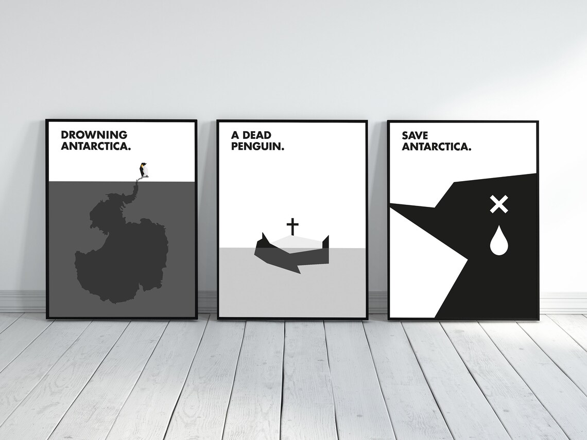 Save Antarctica Poster Series / Digital Download Only - Etsy