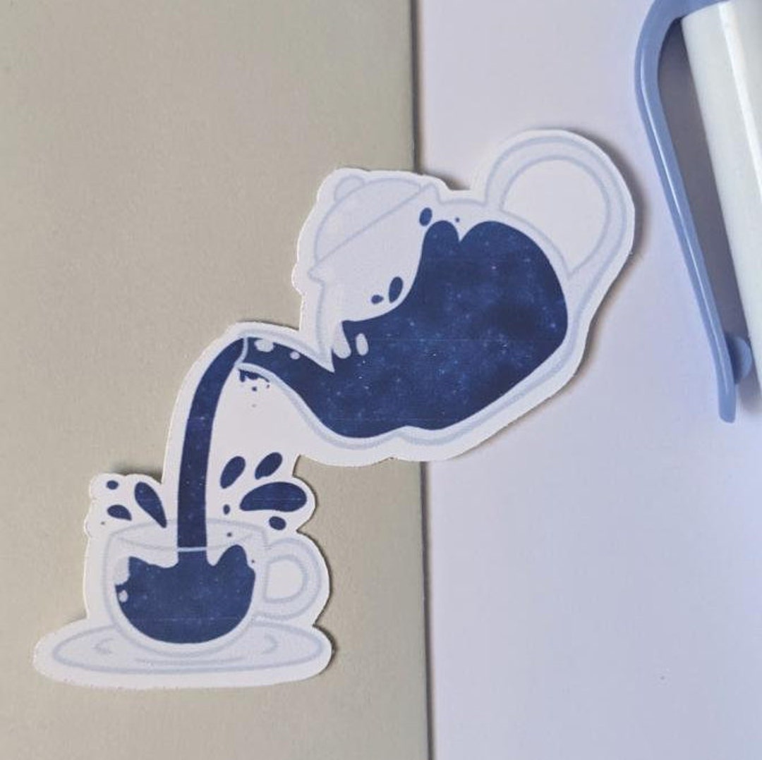 Cosmic Tea Sticker - Etsy