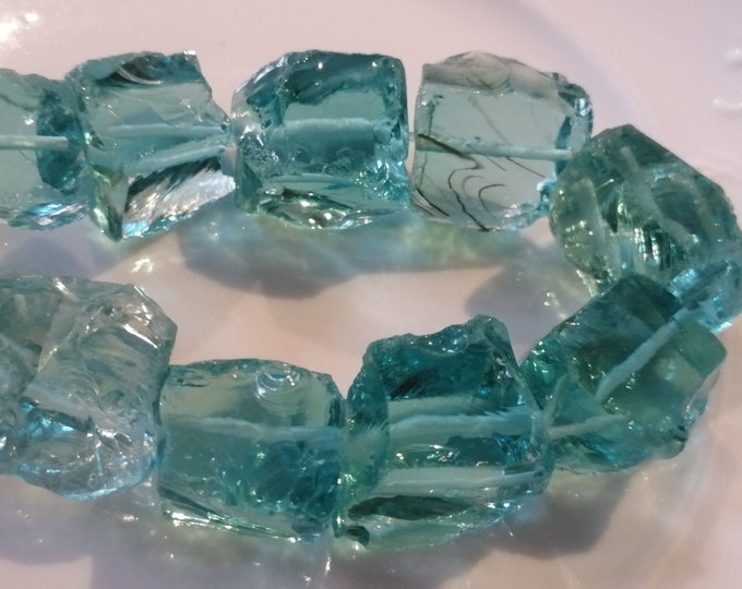New / Translucent Blue Quartz Nugget Large Blue Turquoise Stone ...