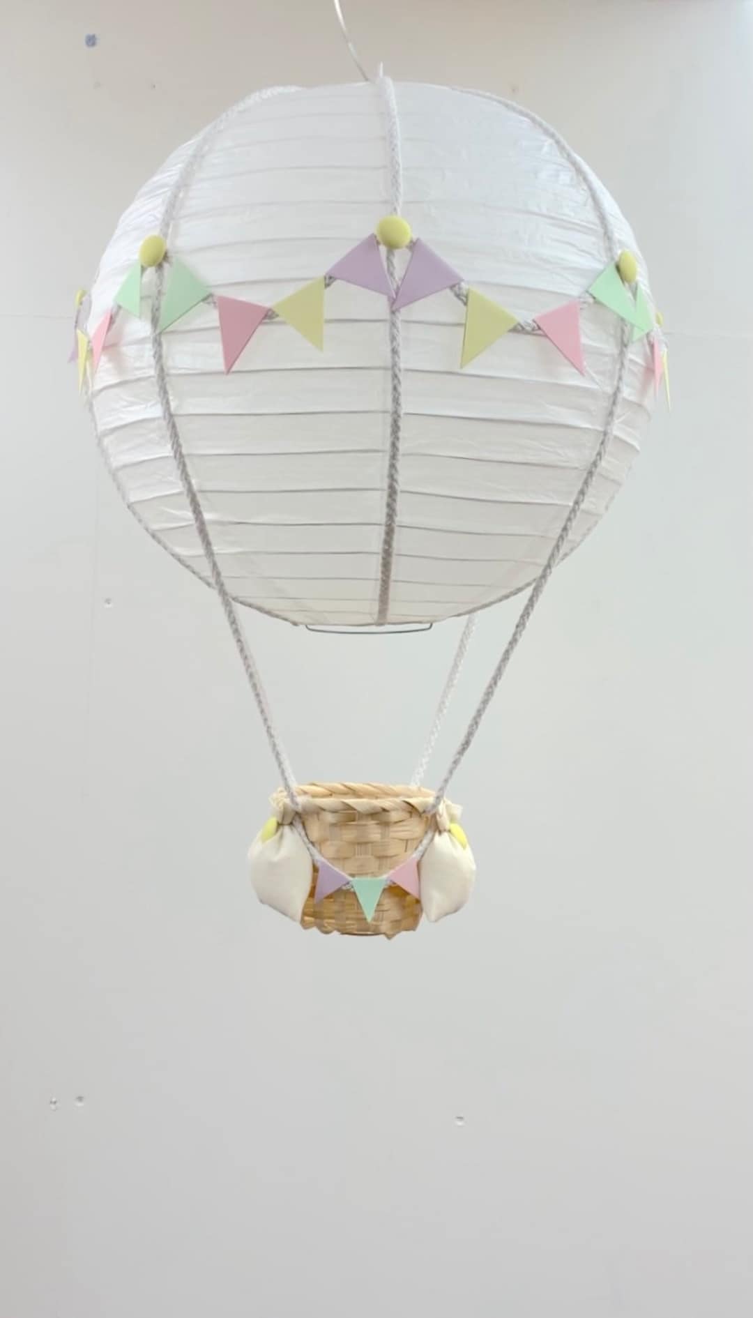 Pastel Themed Hot Air Balloon Nursery Light Shade - Etsy