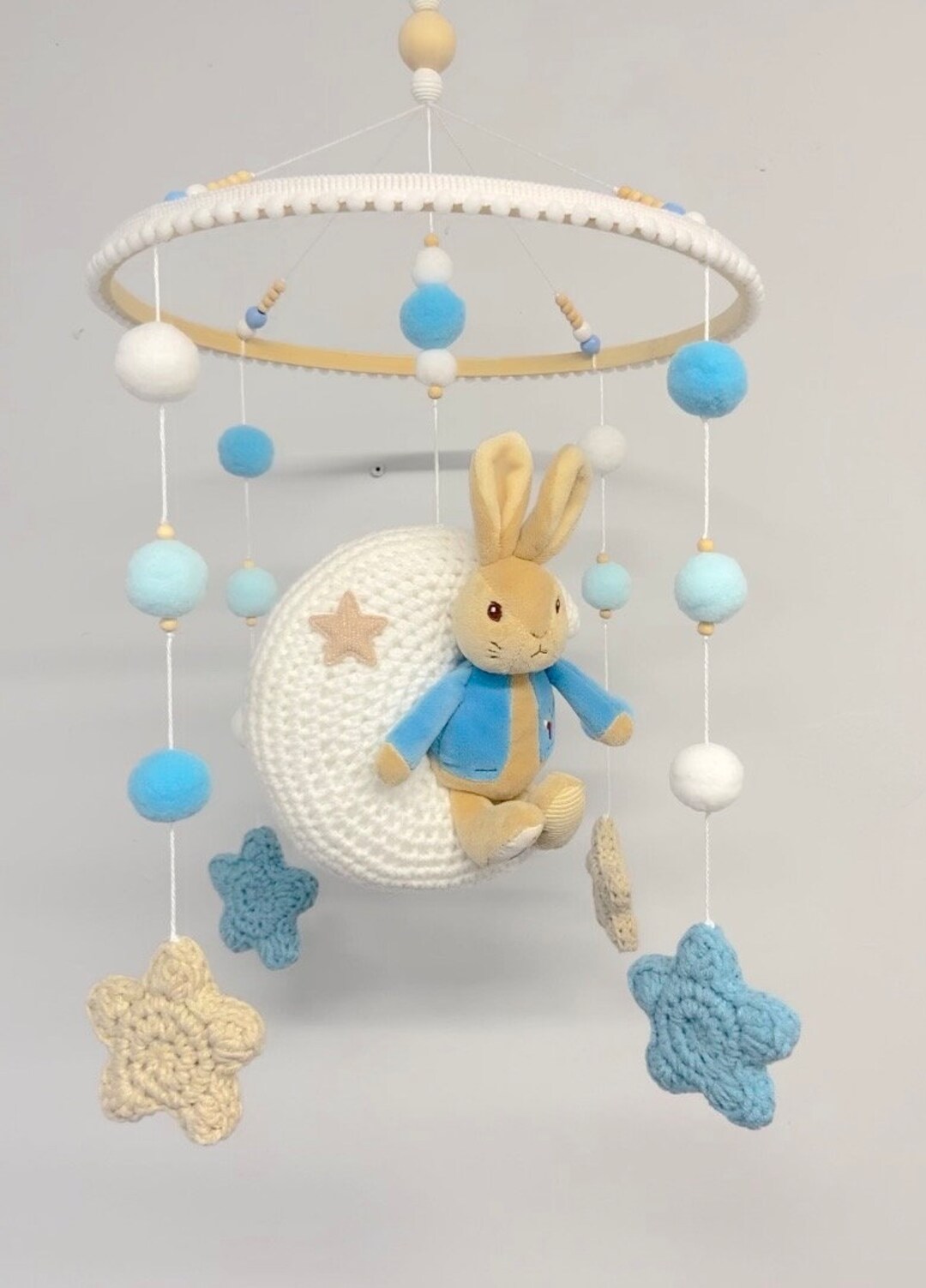 Peter Rabbit Beatrix Potter Theme Nursery Cot Mobile - Etsy Australia