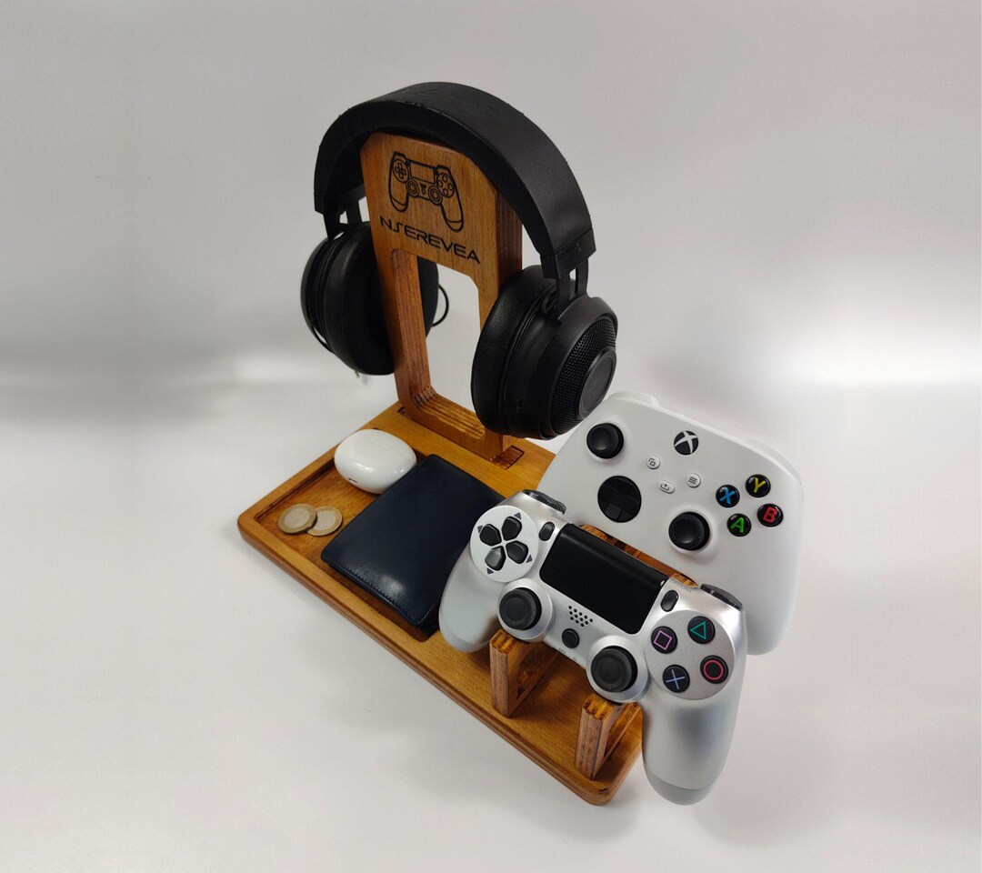 Customized Handmade Controller & Headphone Stand, Unique Gamer Gift ...