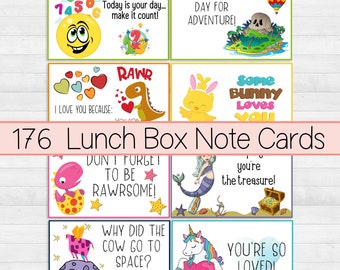 Lunch Cards for Kids - Etsy