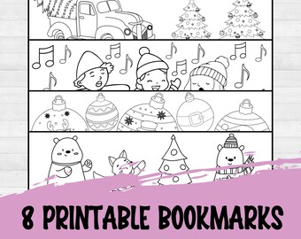 DIY Snowman Bookmarks-set of 4-holiday Crafts-winter - Etsy