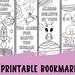 Alien Party Favors, Bookmarks to Color for Kids, UFO Gifts, Unique ...