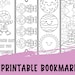 Astronaut Coloring Page, Bookmarks to Color, Space Gifts for Kids ...