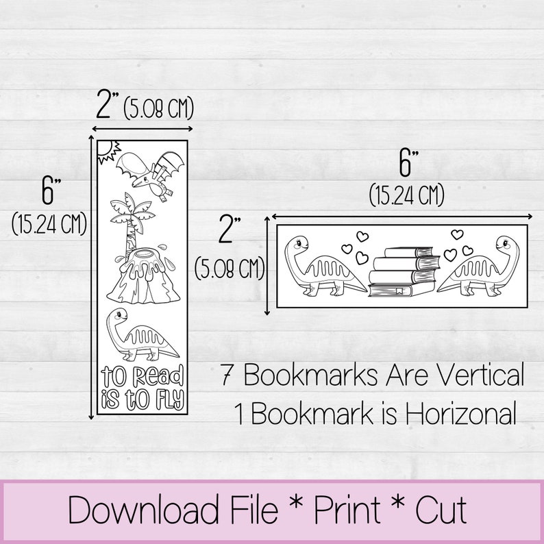 Bookmarks to Color Cheap Party Favors Reading Rewards for - Etsy