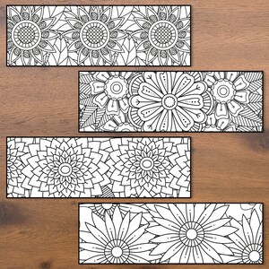 Mandala Coloring Bookmarks, Last Minute Gifts for Her, Printable Gifts ...