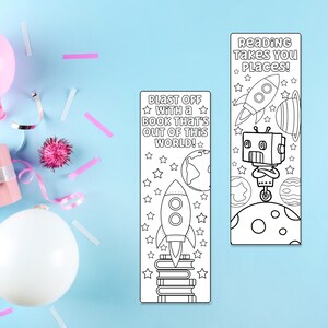 Bookmarks for Boys, Astronaut Coloring Page, Space Gift, Advent ...