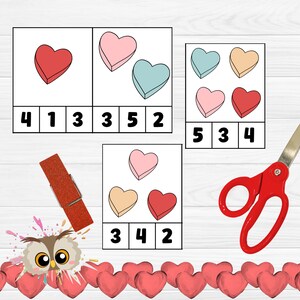 Math Flashcards, Counting Clip Cards, Homeschool Downloads, Printable ...