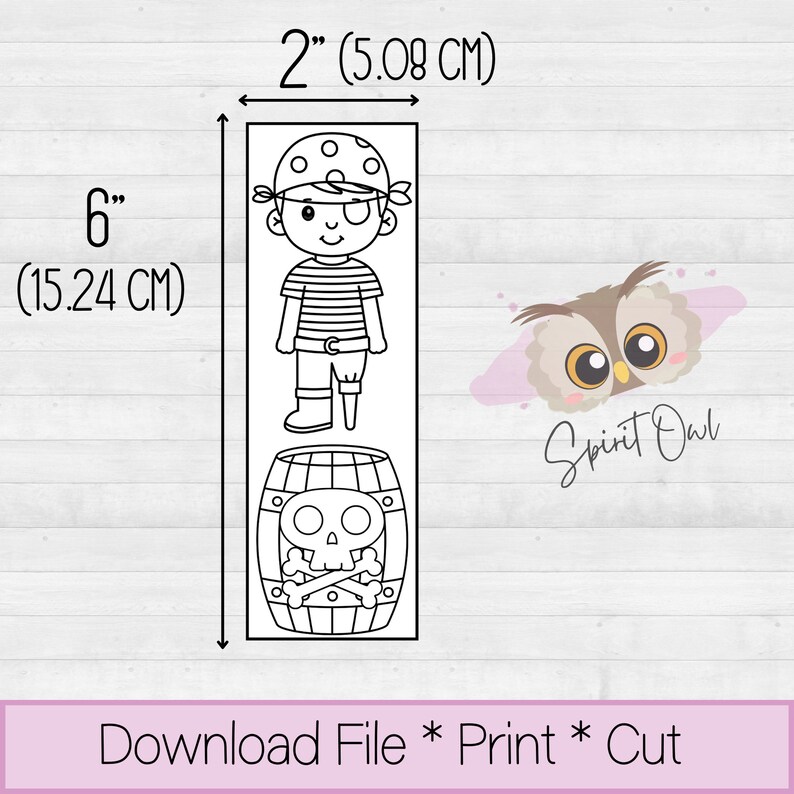 Bookmarks to Color, Pirate Gifts for Kids, Cheap Party Favors, Reading ...