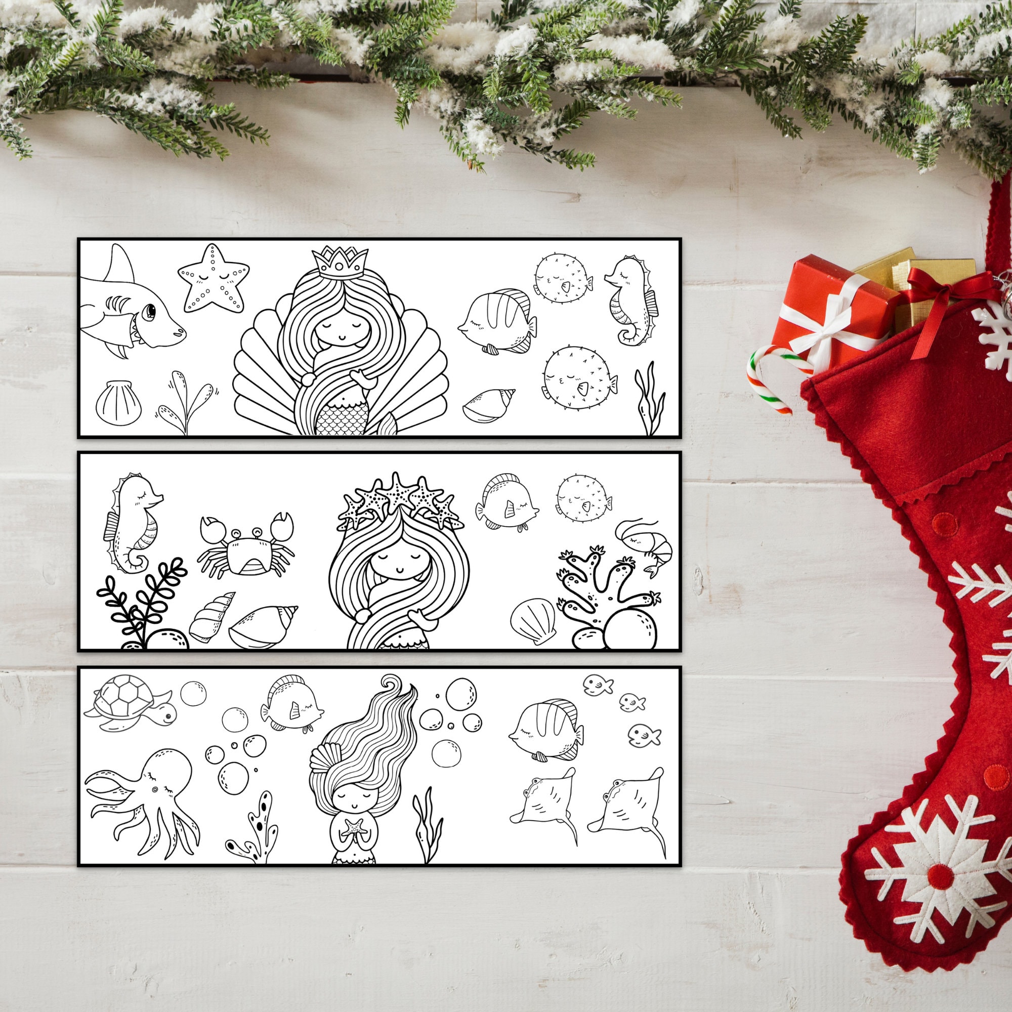 Color Your Own Bookmarks, Mermaid Party Favors, Reading Rewards ...