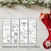 Cat Bookmark Printable, Bookmarks to Color, Advent Calendar Fillers ...