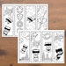 Bookmarks to Color, Superhero Party Favors, Cat Lover Gifts, Reading ...