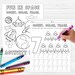 Space Activity Printable, Counting Activities, Kindergarten Tracing ...