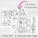 Bookmarks to Color, Pirate Party Favors, Printable Gifts, Reading ...