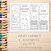 Woodland Animal Coloring Pages, Bookmarks to Color, Reading Rewards ...