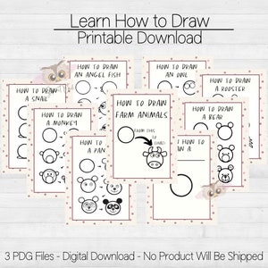 Learn to Draw Bundle, How to Draw for Kids, Art Gifts for Kids ...