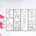 Astronaut Coloring Page, Bookmarks to Color, Space Gifts for Kids ...